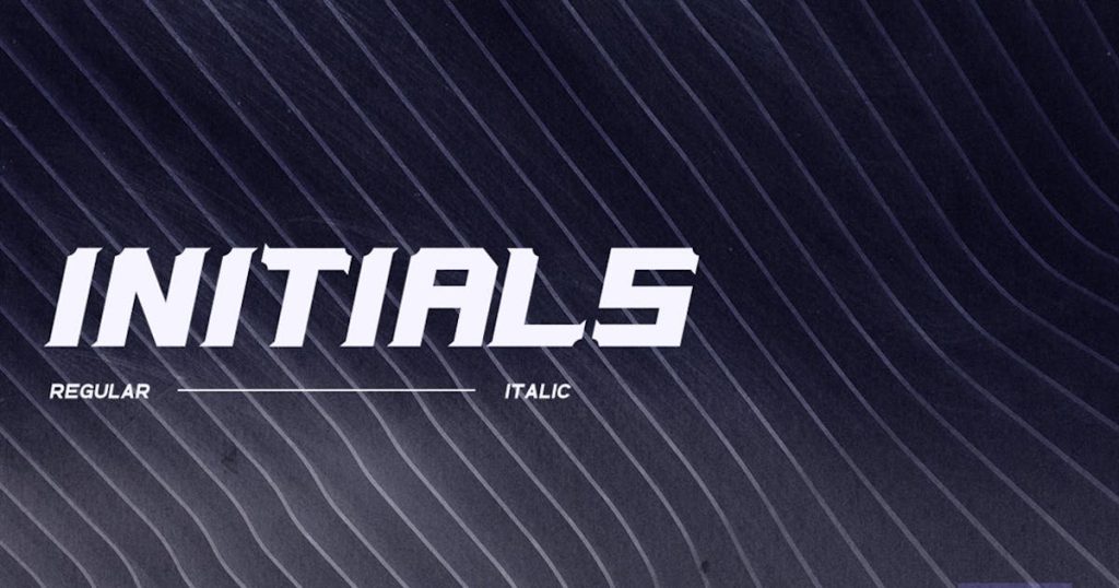 Initial – Modern Cyber Font – Projectbd